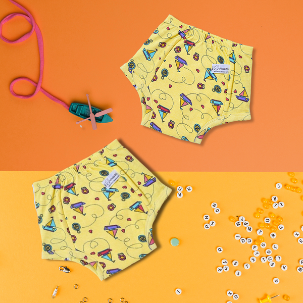 Potty Training Pants Floating Boat Print - Pack of 2 – Snugkins